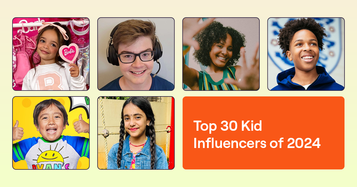 Top 30 Kid Influencers of 2024 | GRIN